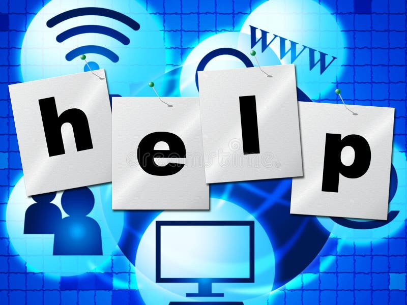 Advice Help Represents Solution Assisting and Helping Stock ...