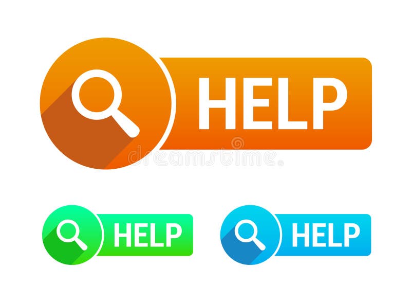 Man with Help banner stock vector. Illustration of cartoon - 83718793