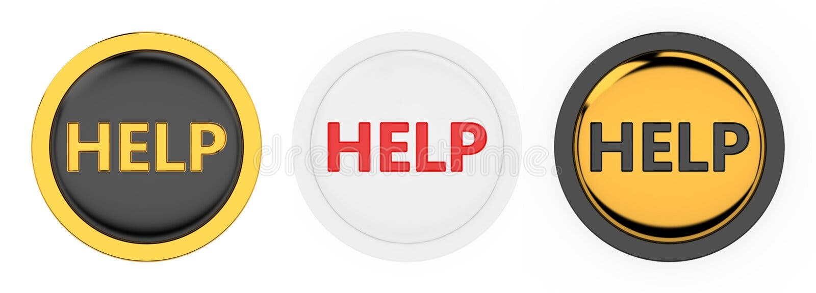 Red help button stock vector. Illustration of help, graphic - 9431397