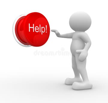 Help Button stock illustration. Illustration of character - 19684238