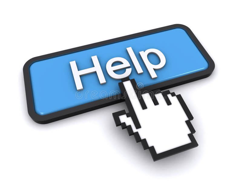 Help with computer mouse stock illustration. Illustration of optical ...