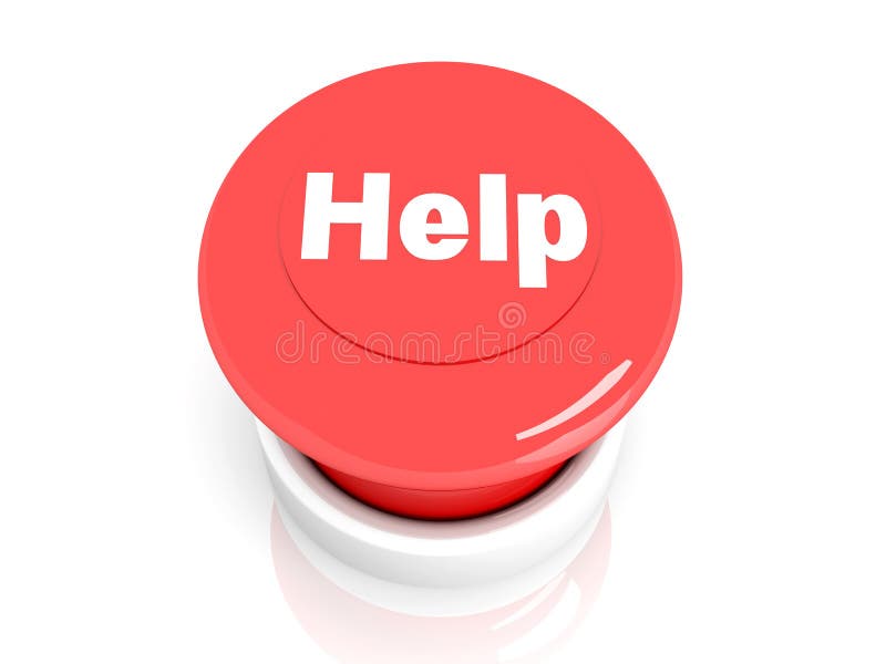 Help Button stock illustration. Illustration of isolated - 4773745