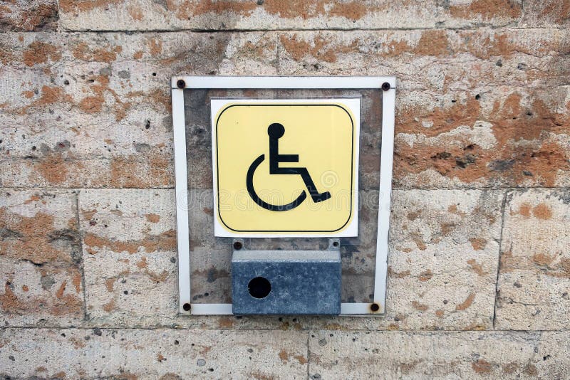Disabled Button stock photo. Image of disability, disabled - 44294864