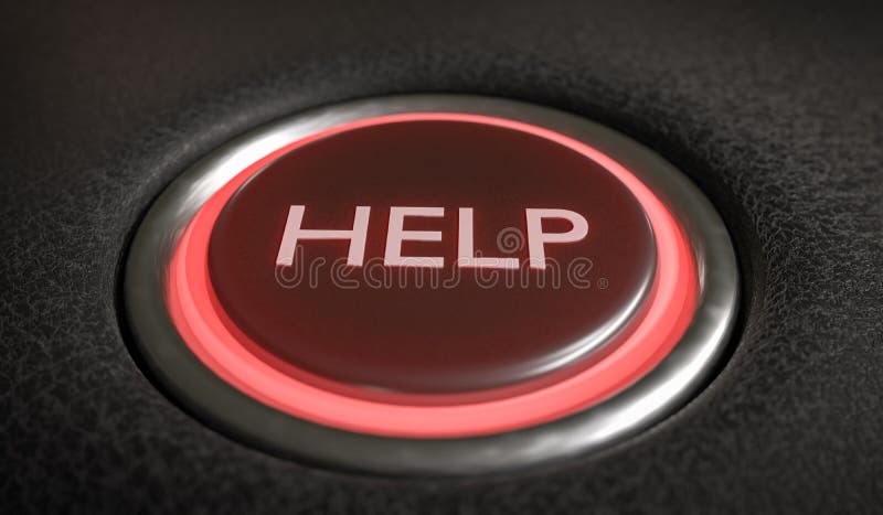 Emergency Assistance Symbol Stock Illustration - Illustration of ...