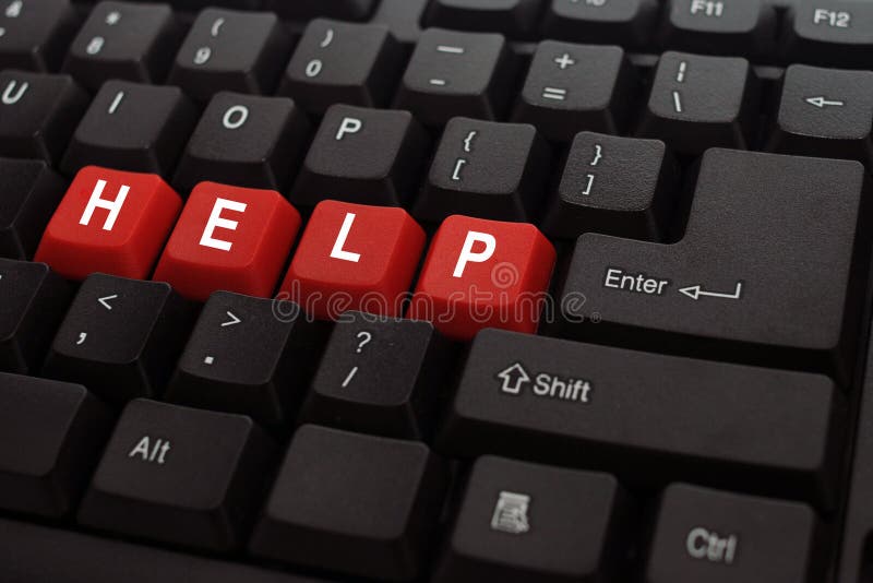 Help keys stock photo. Image of keyboard, online, button - 1619270