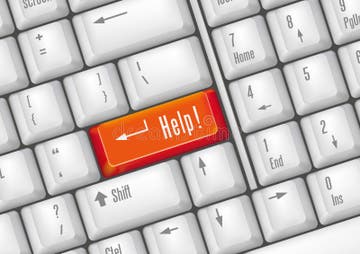 Help buttons stock vector. Illustration of assistance - 15471446