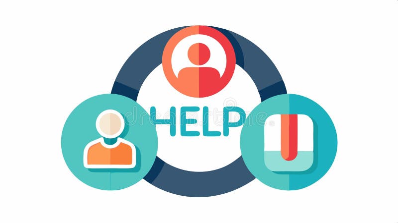 Help Chat Icon, Online Support and Customer Assistance Vector Design ...
