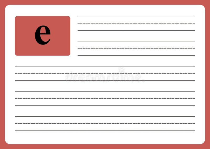 Small Letter E Stock Illustrations – 603 Small Letter E Stock ...