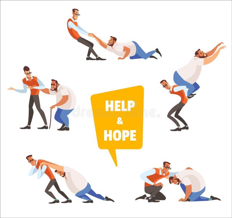 Helping Strong Weak Stock Illustrations – 4 Helping Strong Weak Stock ...