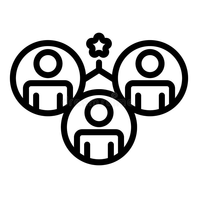 Help Crew Icon, Outline Style Stock Vector - Illustration of outline ...