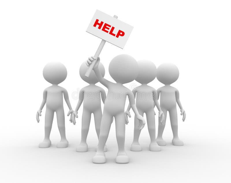 Help stock illustration. Illustration of partnership - 31876269