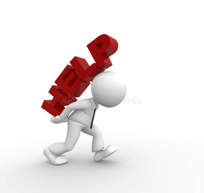 Help! stock illustration. Illustration of human, support - 38038387