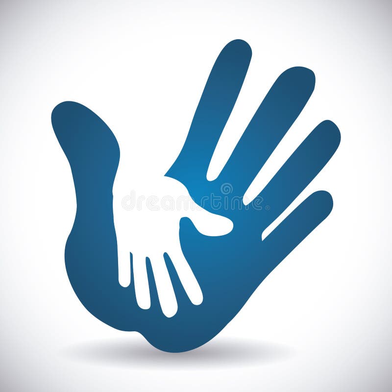 Help design stock vector. Illustration of care, hands - 45065659