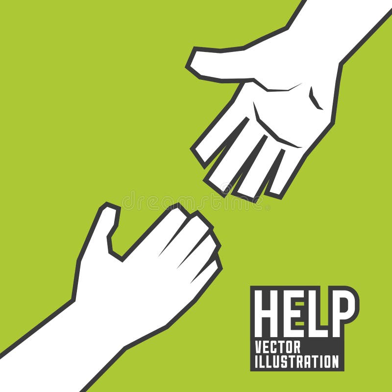 Help design stock vector. Illustration of care, hands - 45065659