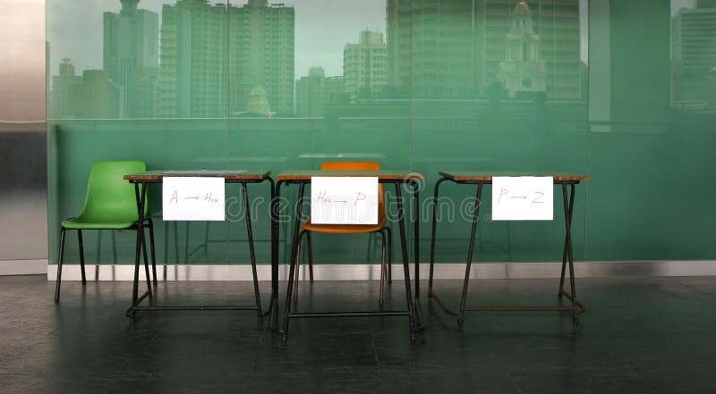 Help Desk at Enrolment Counter Stock Image - Image of start, message ...