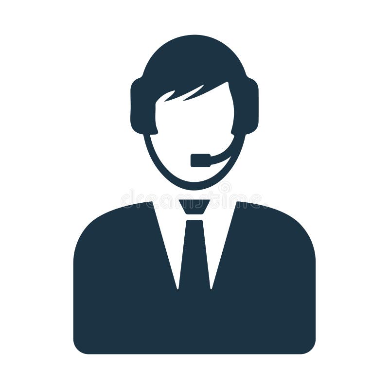 Help Desk, Phone Operator, Reception, Support Chat Icon. Simple Vector ...