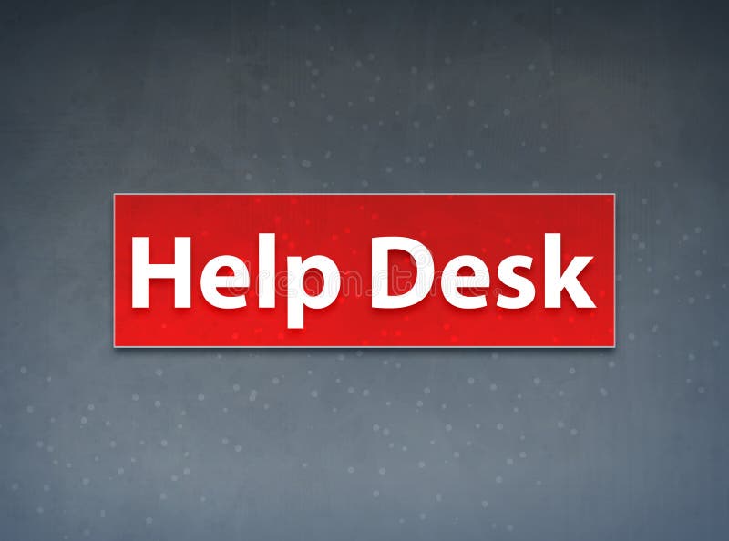 Help Desk Red Banner Abstract Background Stock Illustration ...