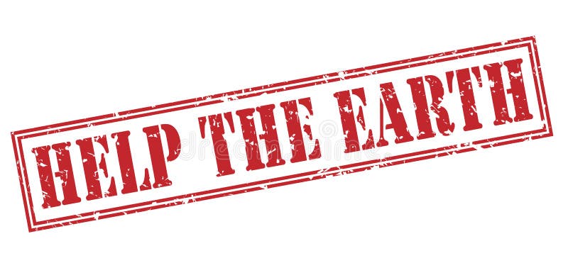 Help the earth stock vector. Illustration of emergency - 1668162