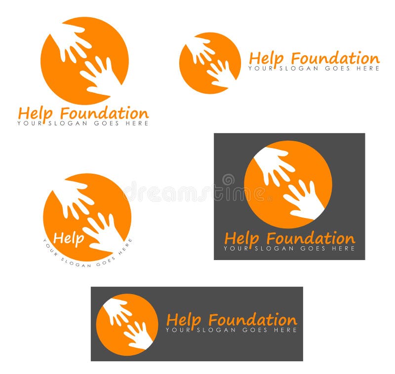 Help foundation signs stock illustration. Illustration of hands - 31288932