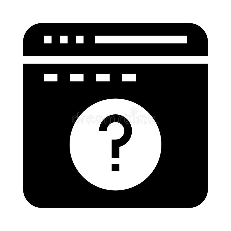 Help glyphs icon stock illustration. Illustration of idea - 114931981