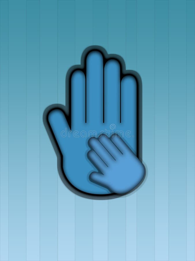 Help, hand stock illustration. Illustration of popular - 27990712