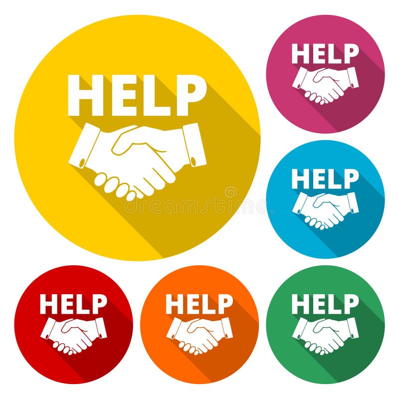 Help Hand Icon.Help Hand Icon Vector Stock Vector - Illustration of ...