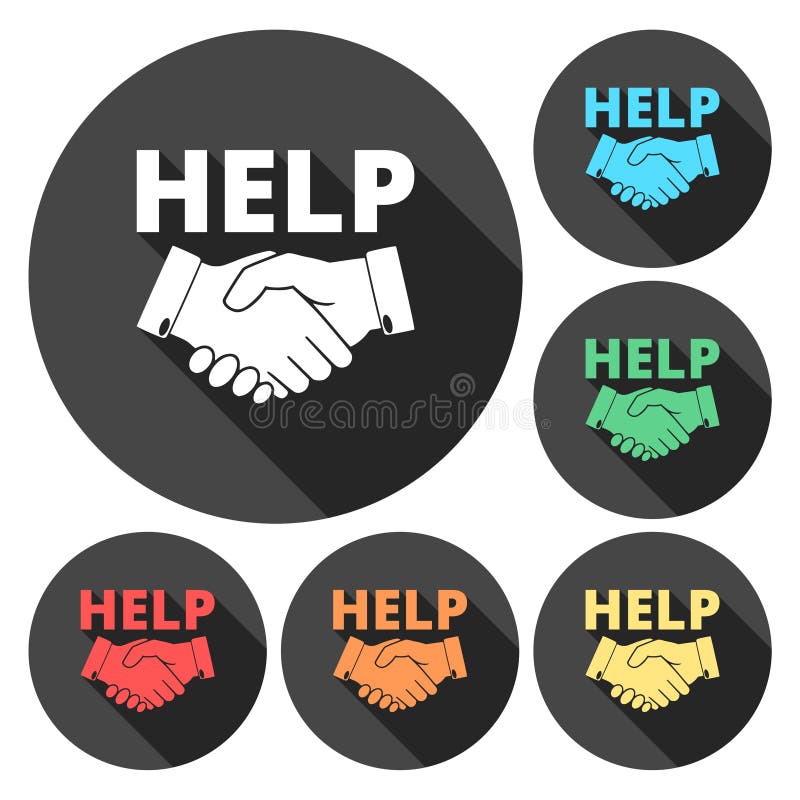 Help Hand Icon.Help Hand Icon Vector Stock Vector - Illustration of ...