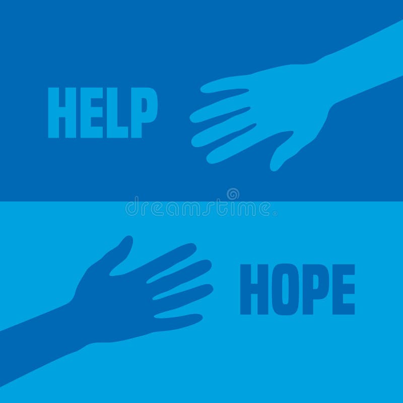 Reaching Hands Help Symbol Icon Isolated Stock Illustrations – 150 ...