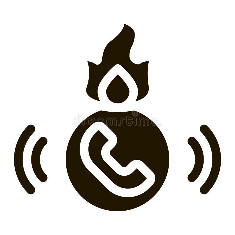 Help Hotline Icon Vector Glyph Illustration Stock Vector - Illustration ...