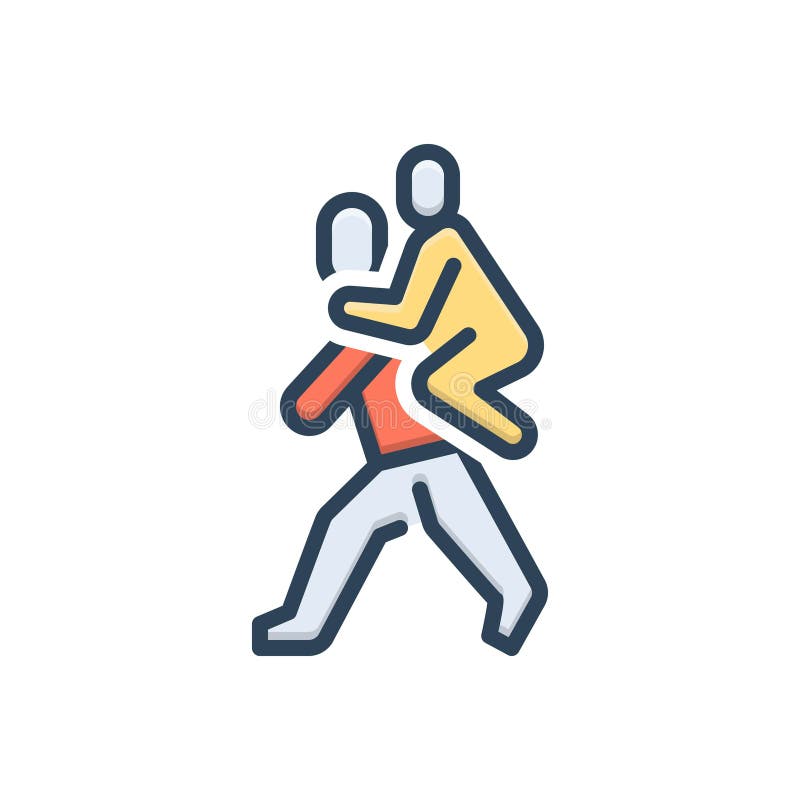 Color Illustration Icon for Help, Helping and Succor Stock Illustration ...