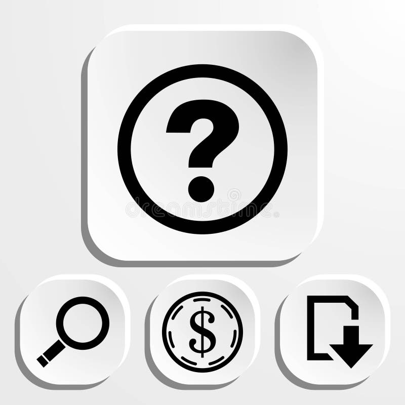 Help Icon Stock Vector Illustration Flat Design Stock Vector ...