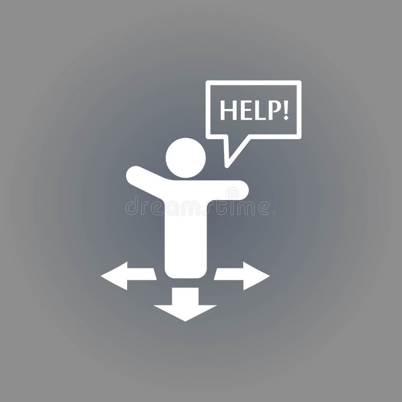 Help Icon Stock Vector Illustration Flat Design Stock Vector ...