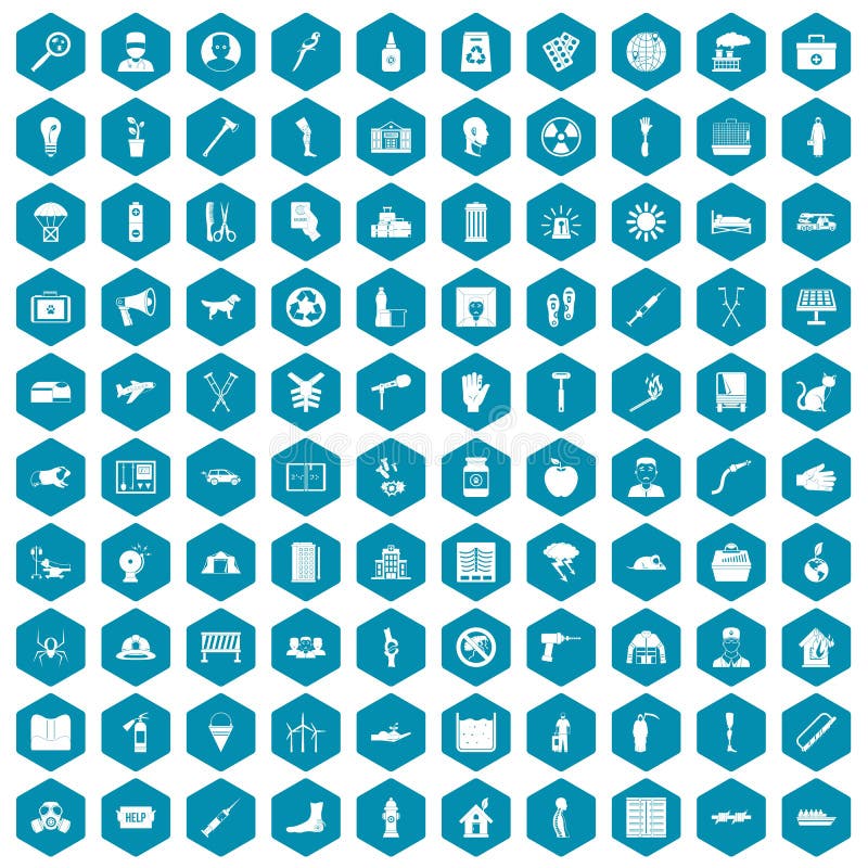 100 Help Icons Sapphirine Violet Stock Vector - Illustration of parrot ...