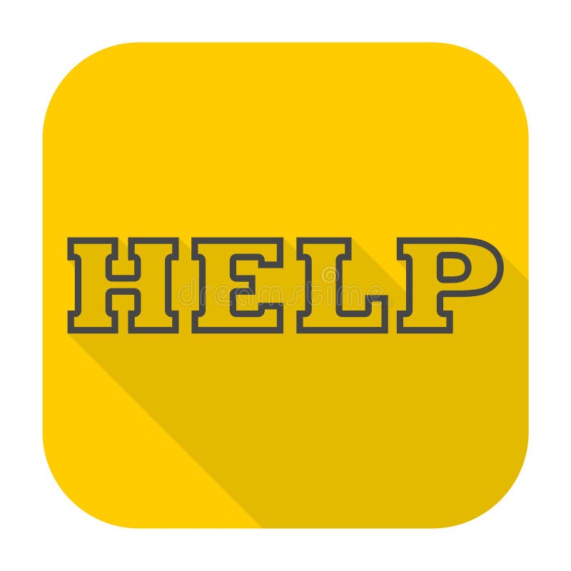 Help icons set stock vector. Illustration of black, long - 140347563