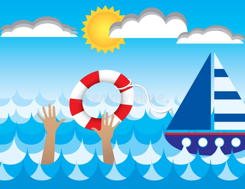 Drowning Person Stock Illustrations – 1,481 Drowning Person Stock ...