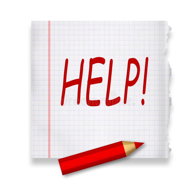 Help - Red Button stock illustration. Illustration of helpdesk - 8493104