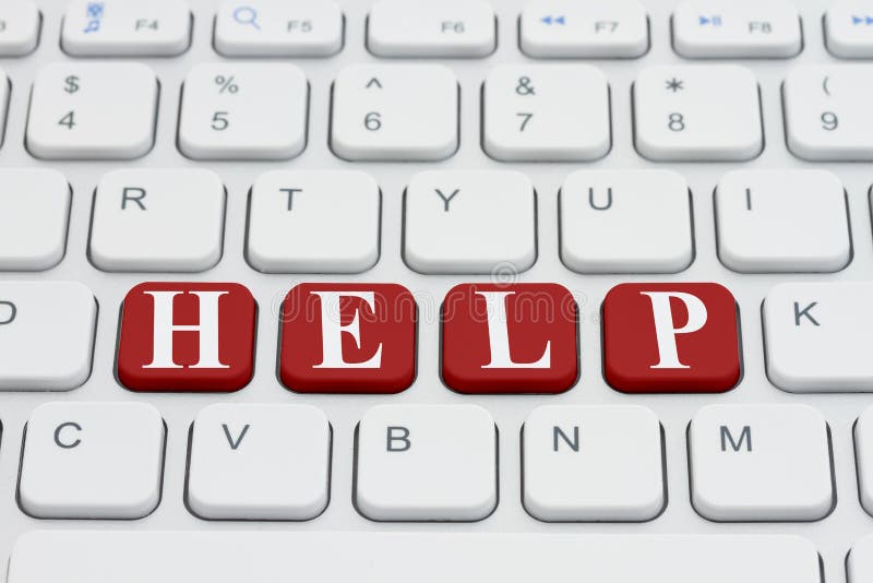 Computer Help stock image. Image of instruct, help, calling - 5963031
