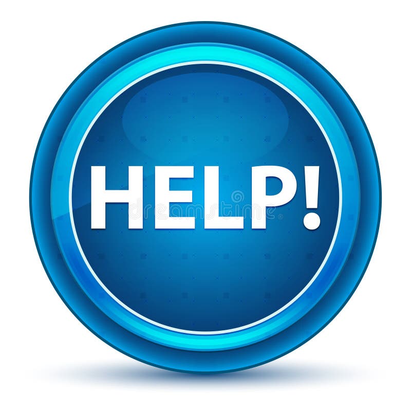 Resource Eyeball Blue Round Button Stock Illustration - Illustration of ...