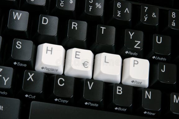 Help Keys 3 stock photo. Image of type, assistance, keyboard - 1630198