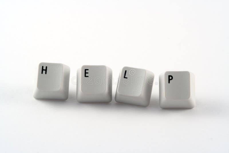 Help Keys stock image. Image of peripheral, help, keyboard - 635571