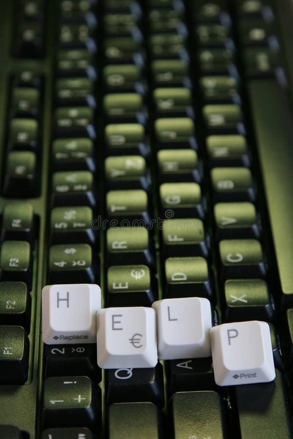 Help Keys Vertical stock image. Image of data, white, confused - 1630269
