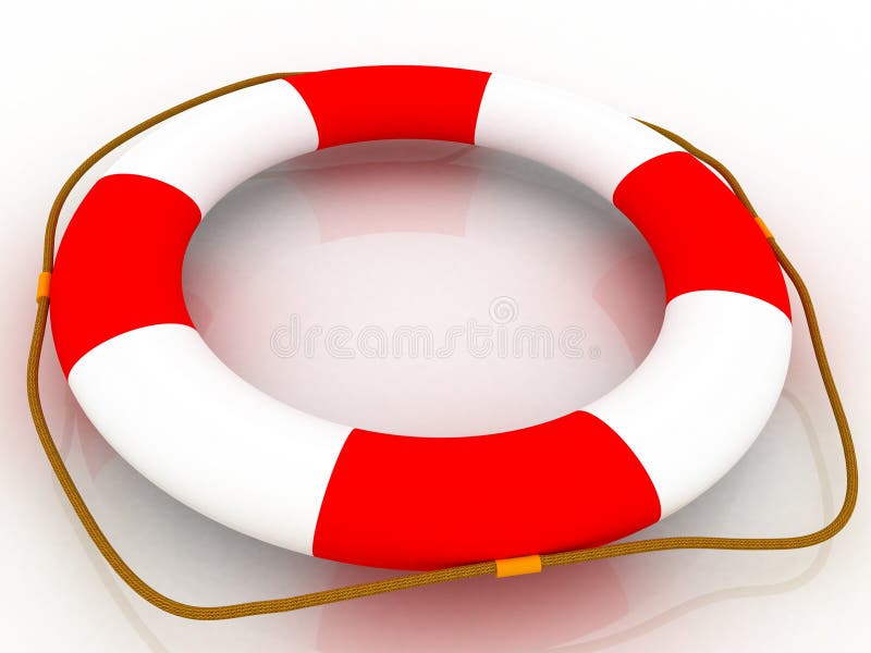 Help - Life Preserver stock illustration. Illustration of lifepreserver ...