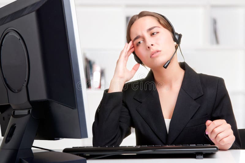 Help Line stock photo. Image of business, microphone - 31696092