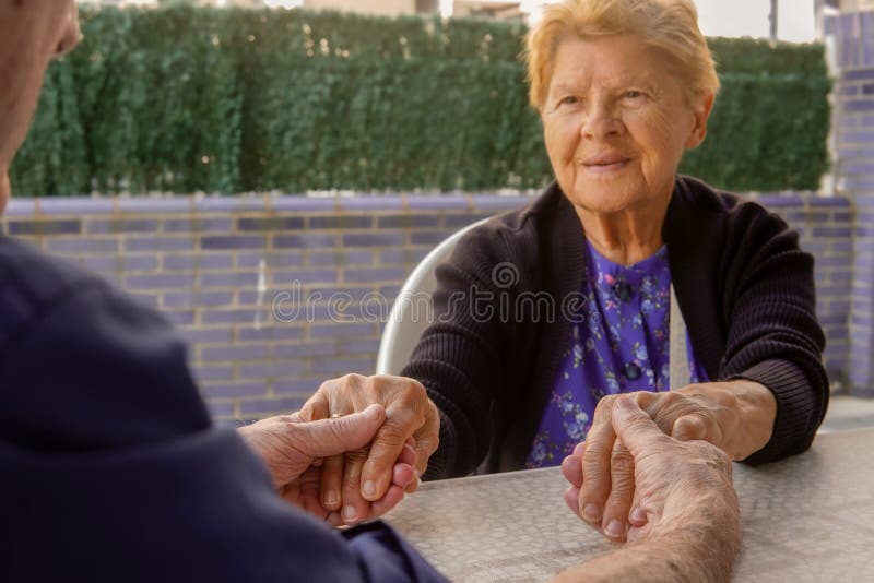 Help in the Loneliness of Old Age. Mental Health Stock Image - Image of ...