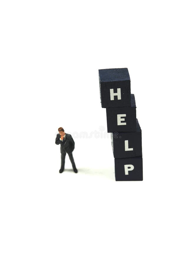 Help ! stock image. Image of support, problems, trouble - 6481749