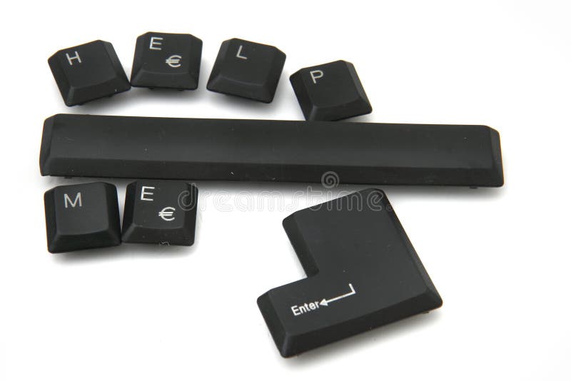 Help me keyboard keys stock image. Image of macro, divide - 30508495