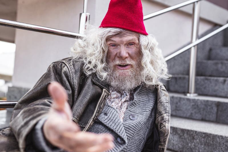 Nice Aged Man Asking for Help Stock Photo - Image of charity, help ...