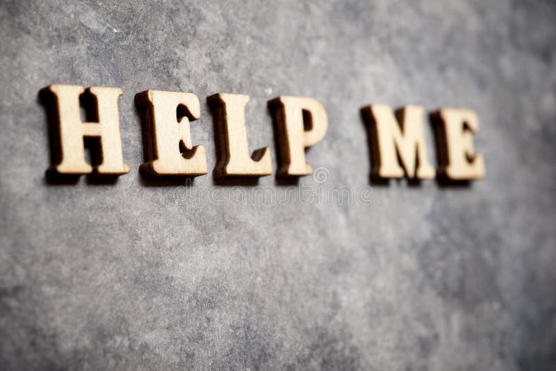 Help me text stock image. Image of conceptual, assist - 178533025