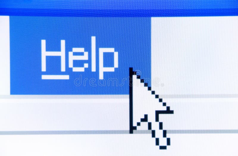 Help menu stock photo. Image of ecommerce, online, cursor - 6341846
