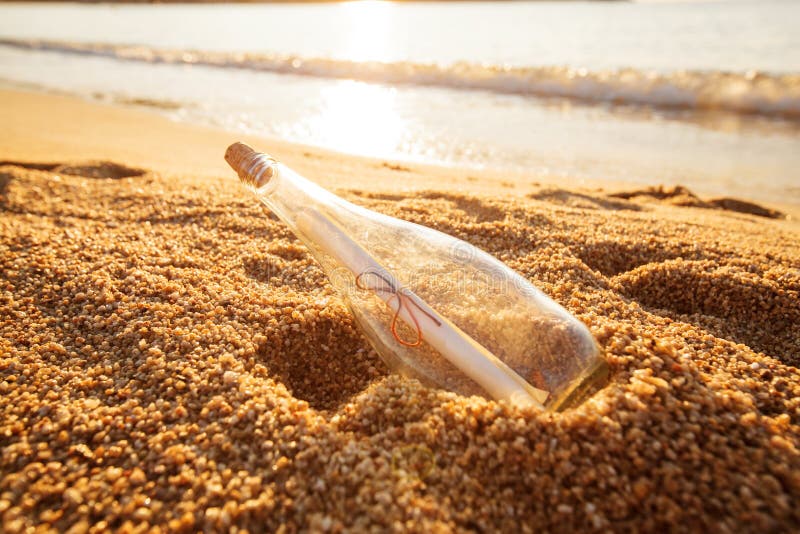 Help message bottle beach stock photo. Image of nature - 103856468
